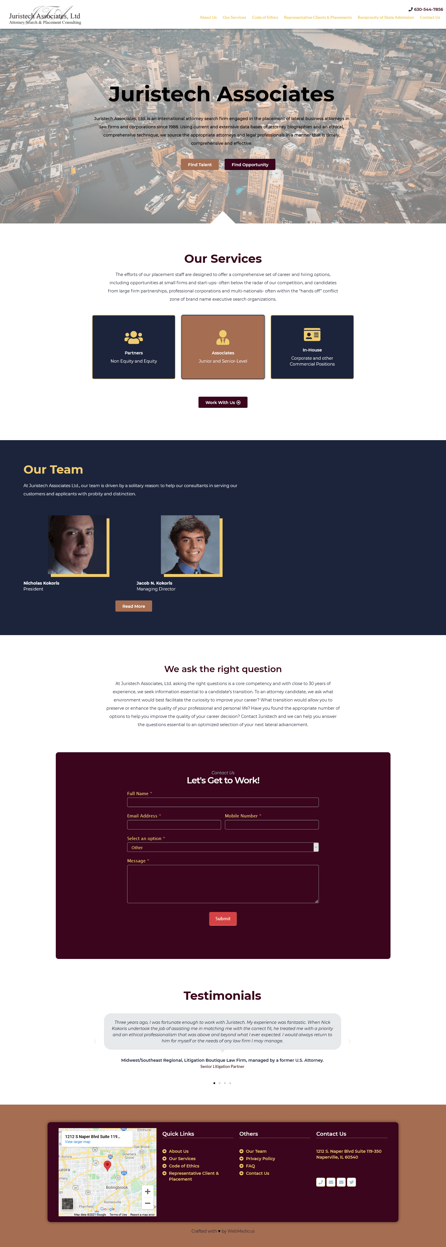 Juristech Associates Ltd - Crunkit Web Agency